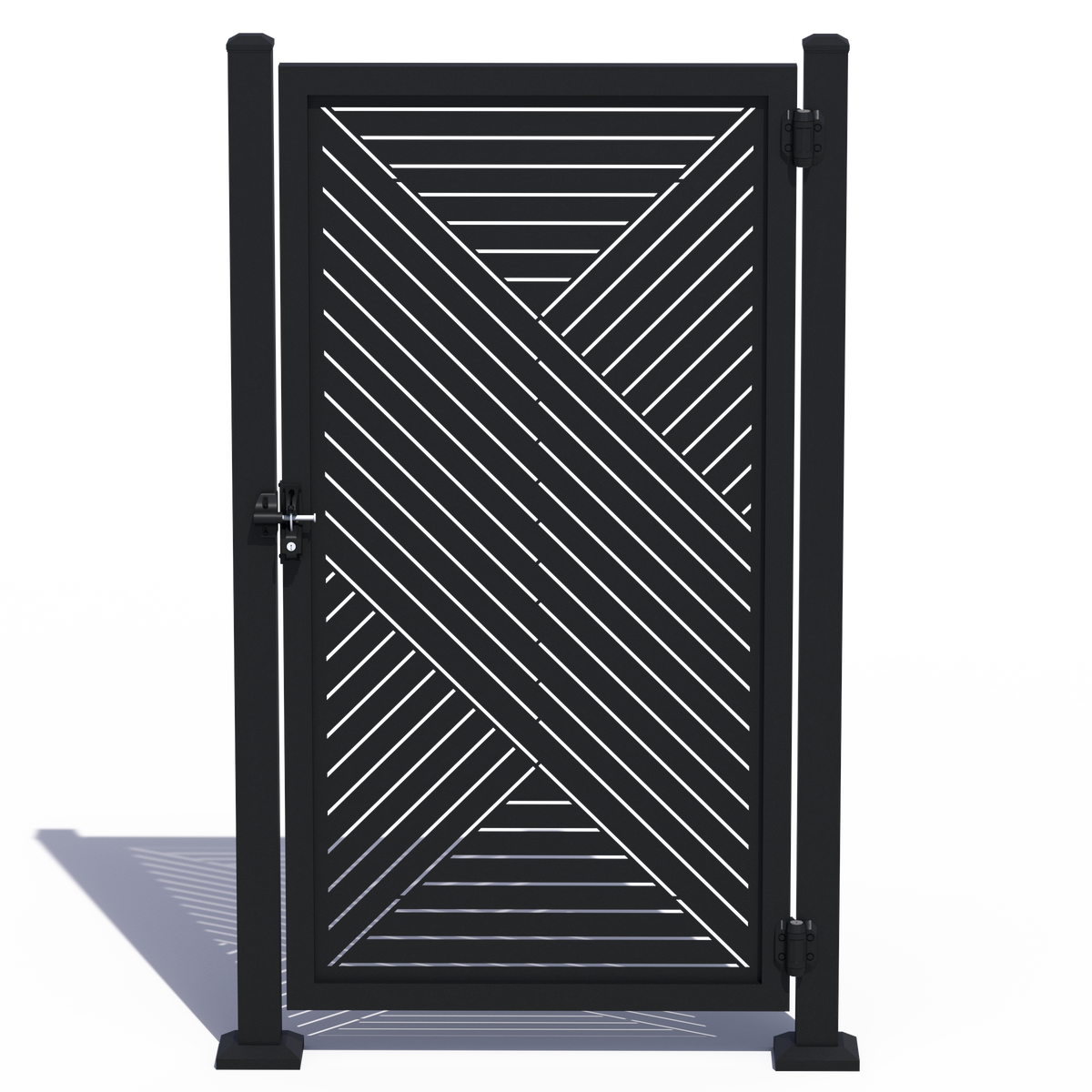 Custom Width Privacy Gate (Hexx) 68"H | HIDEAWAY Canada