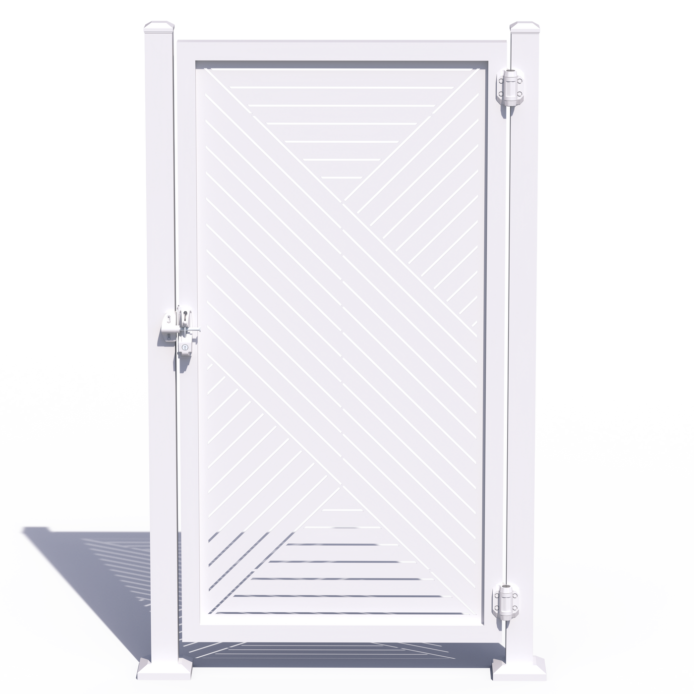 Custom Width Privacy Gate (Hexx) 68"H | HIDEAWAY Canada
