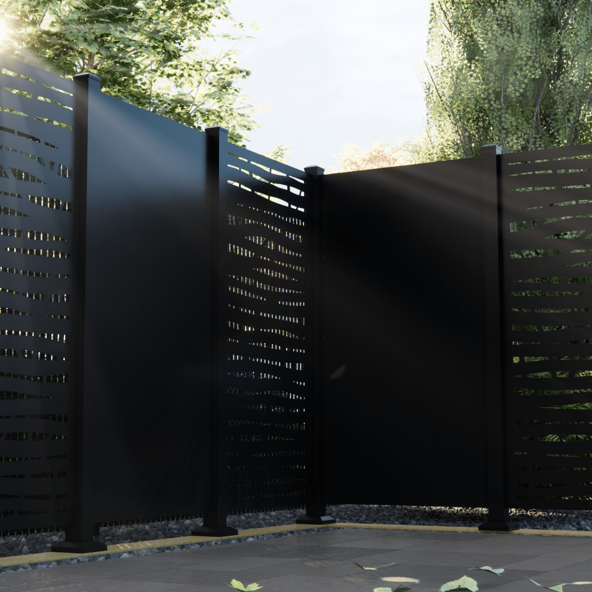 Solid Privacy Screen - 100% Privacy Panel | HIDEAWAY Canada